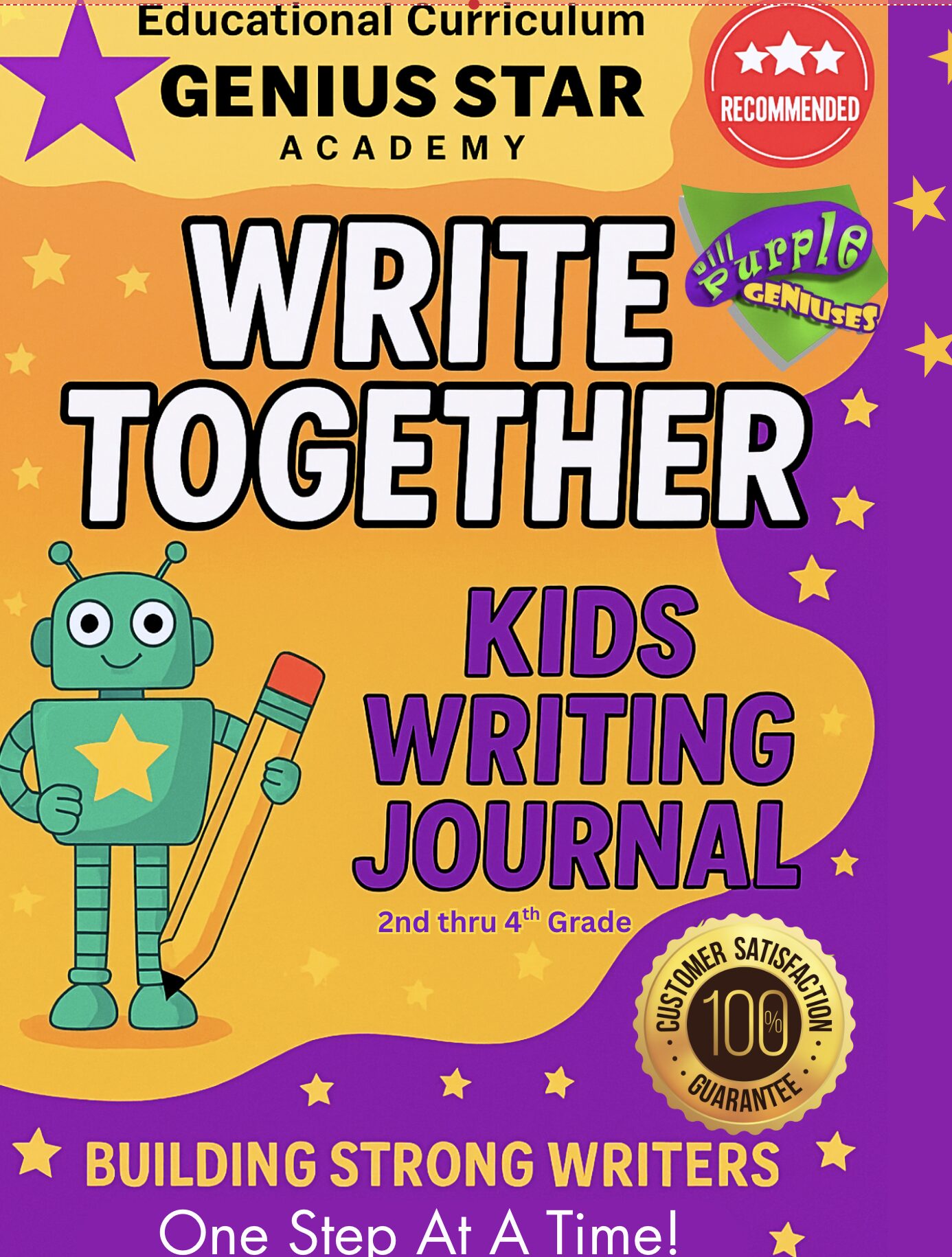 Let’s Write Together Journal- 2nd thru 4th Grade - Dill Purple Geniuses